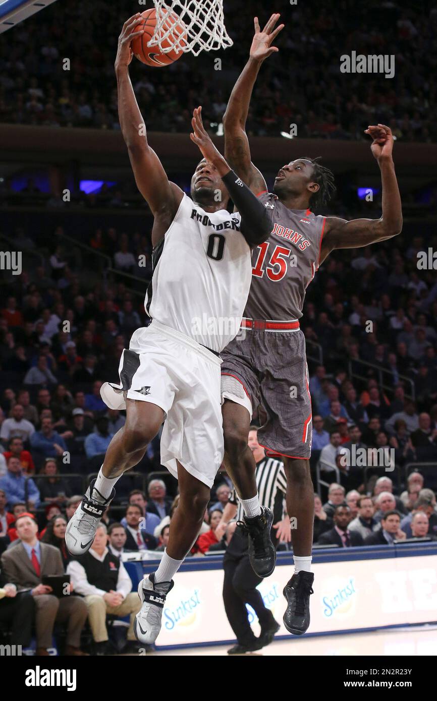 Providence forward Ben Bentil (0) shoots against St. John's guard Sir ...