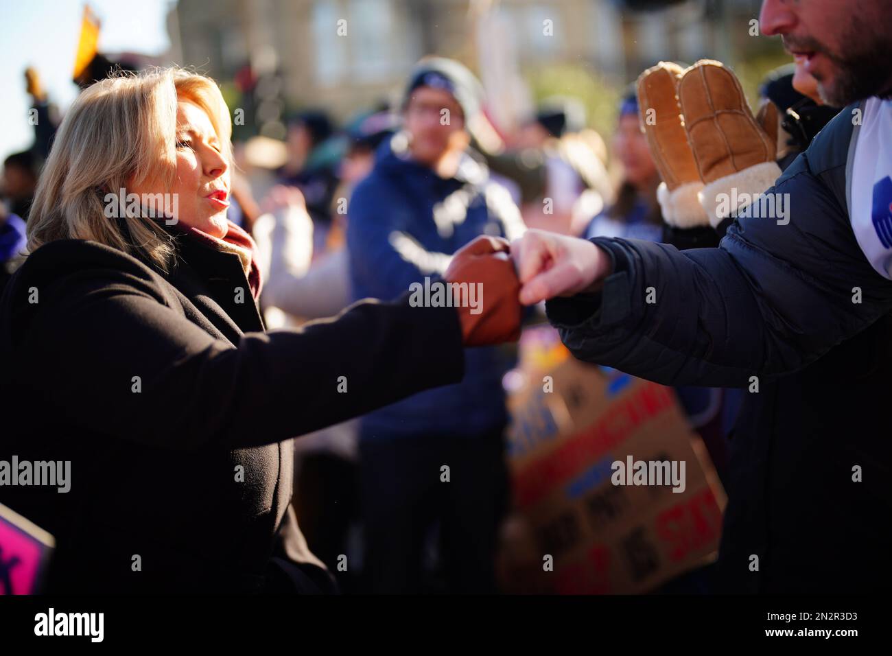Royal College of Nursing (RCN) general secretary Pat Cullen joins ...