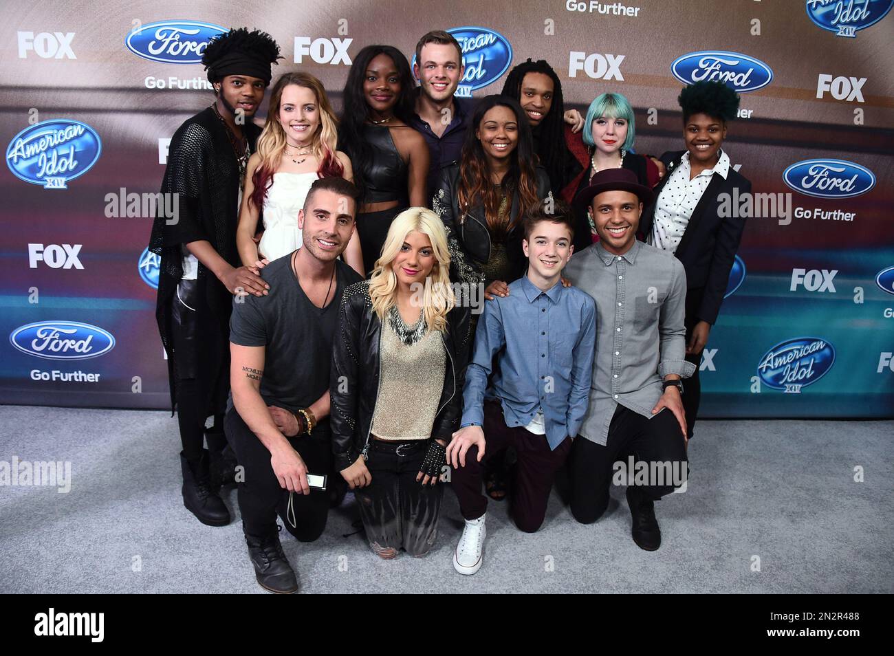 The final 12 (back row, l-r), Quentin Alexander, Maddie Walker, Adanna ...