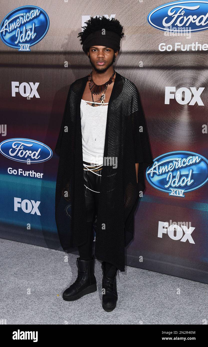 Quentin Alexander arrives at the "American Idol XIV" finalists party at ...