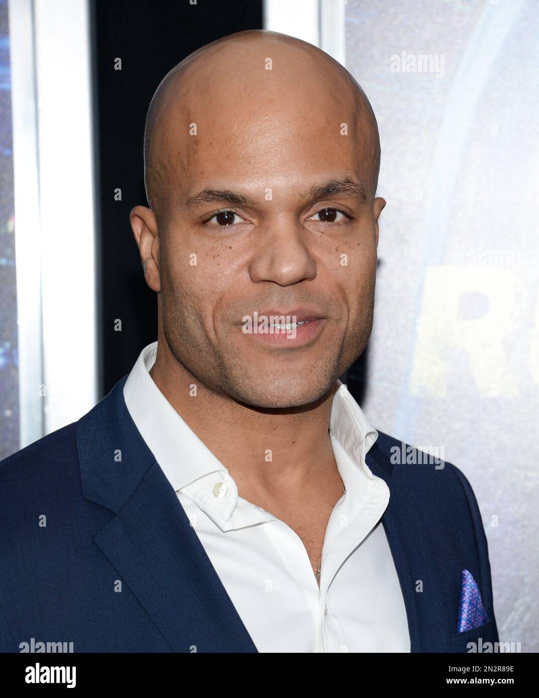 Gavin-Keith Umeh attends the world premiere of "Run All Night" at AMC ...