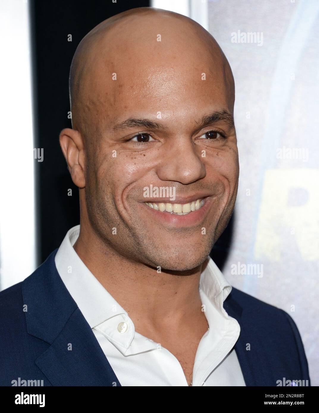 Gavin-Keith Umeh attends the world premiere of "Run All Night" at AMC ...