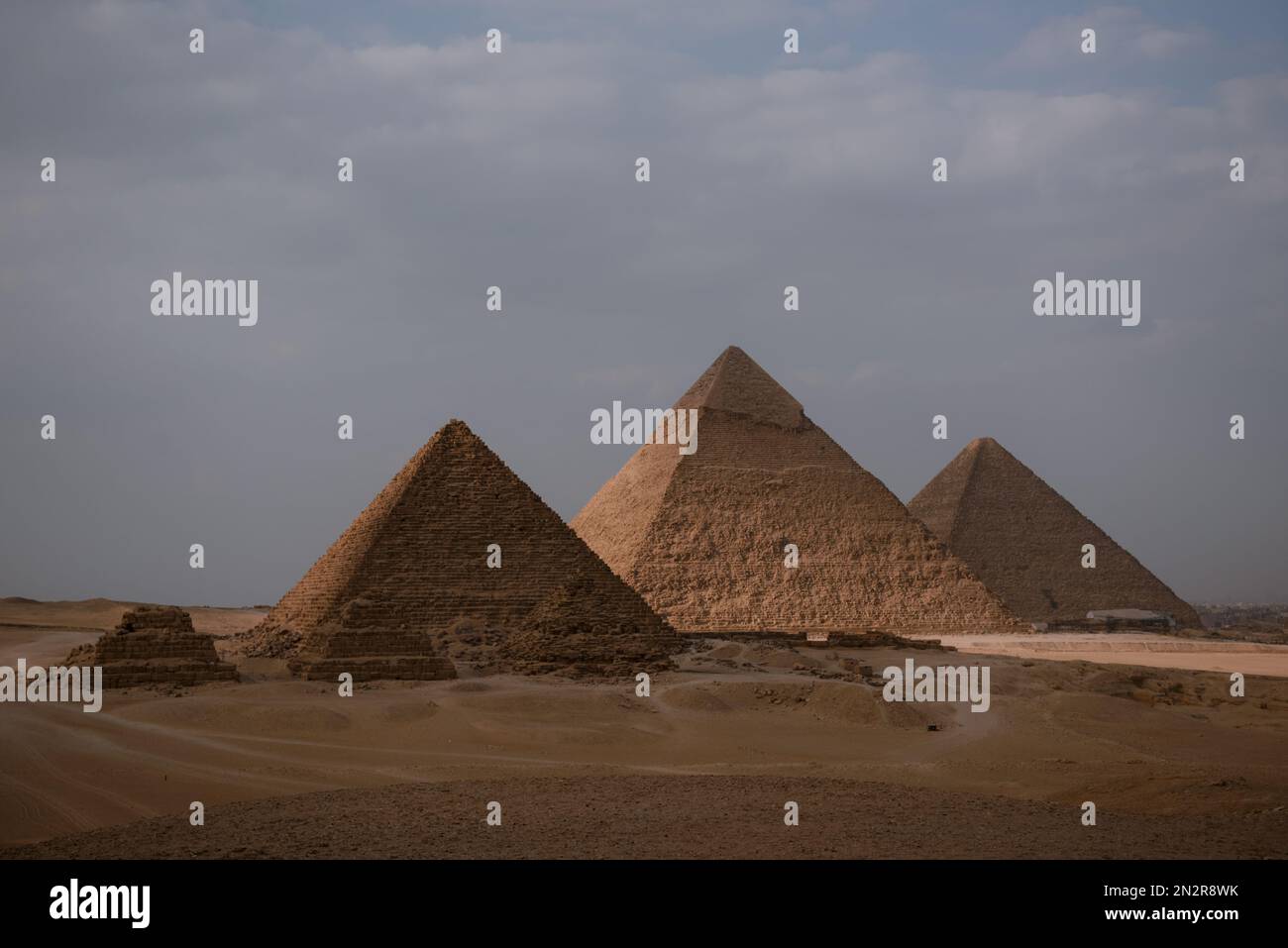 Giza Pyramid Complex, Cairo, Egypt Stock Photo - Alamy