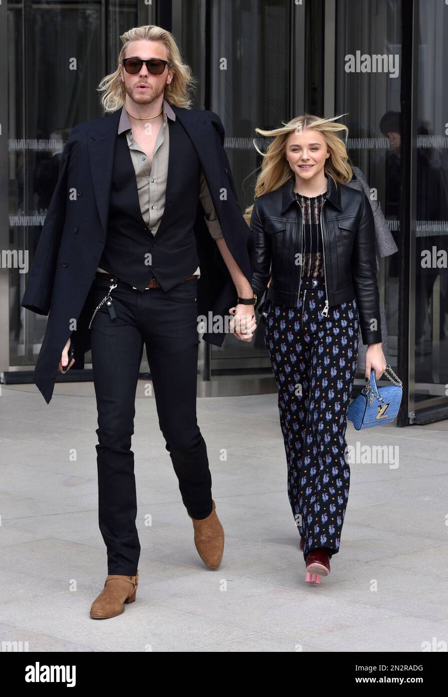 Actress Chloe Grace Moretz and her brother, actor, Trevor Duke Moretz ...