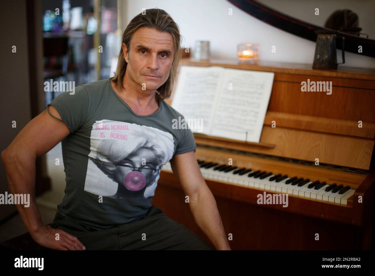 In this Tuesday, March 10, 2015 photo, Nacho Cano, composer and ...