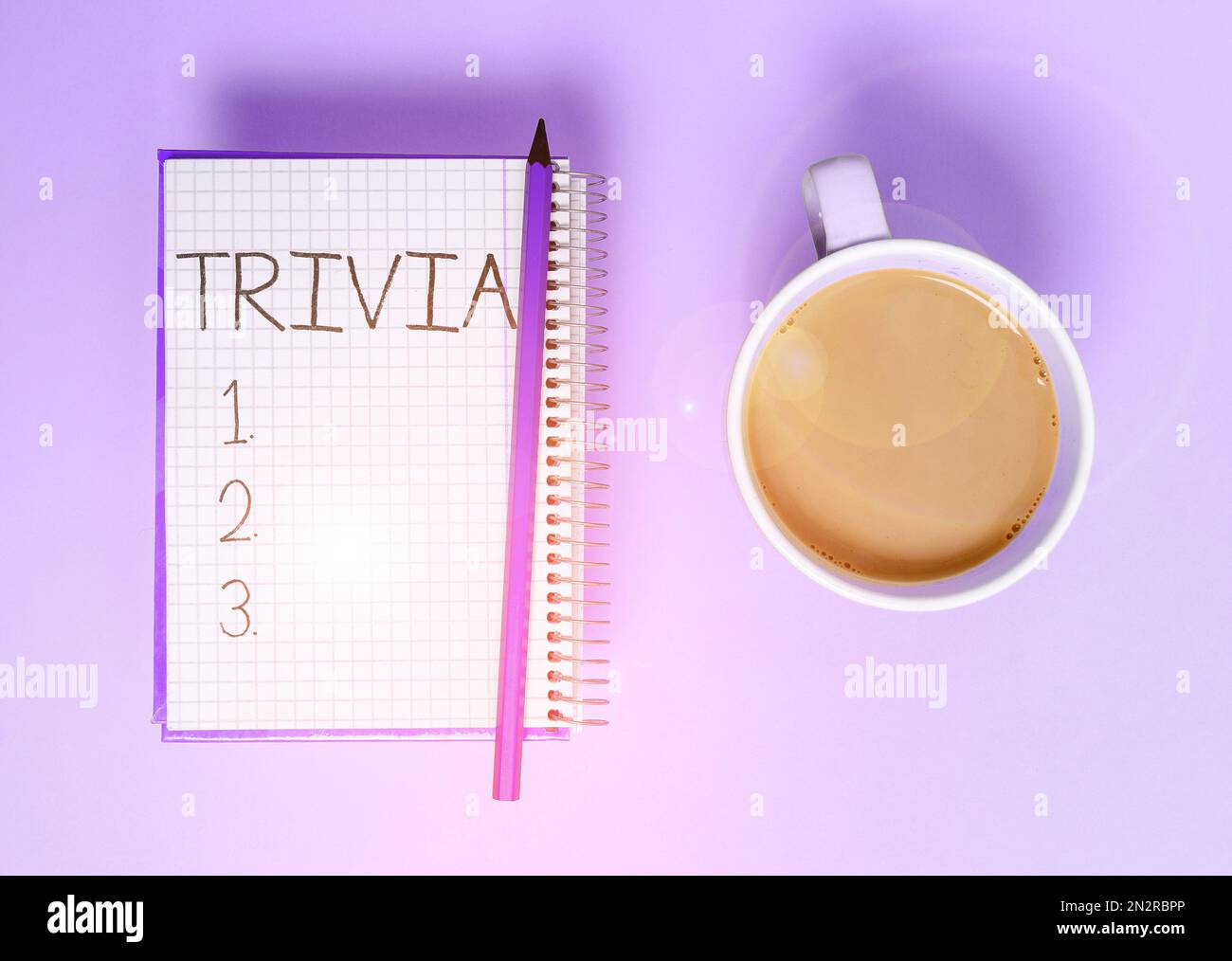 Text caption presenting Trivia, Concept meaning details considerations ...
