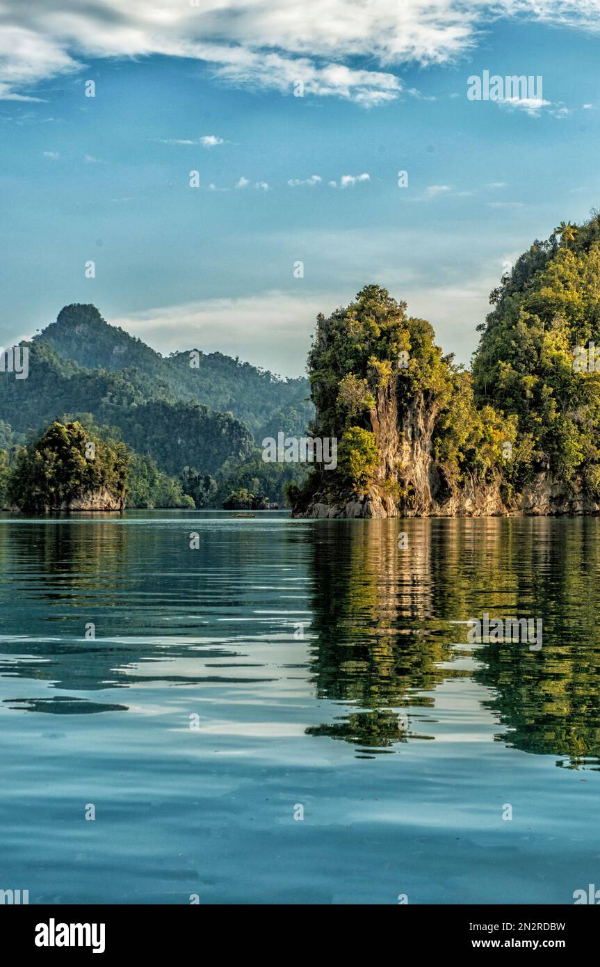 Karst rock formations in ocean, Raja Ampat, New Guinea, West Papua ...