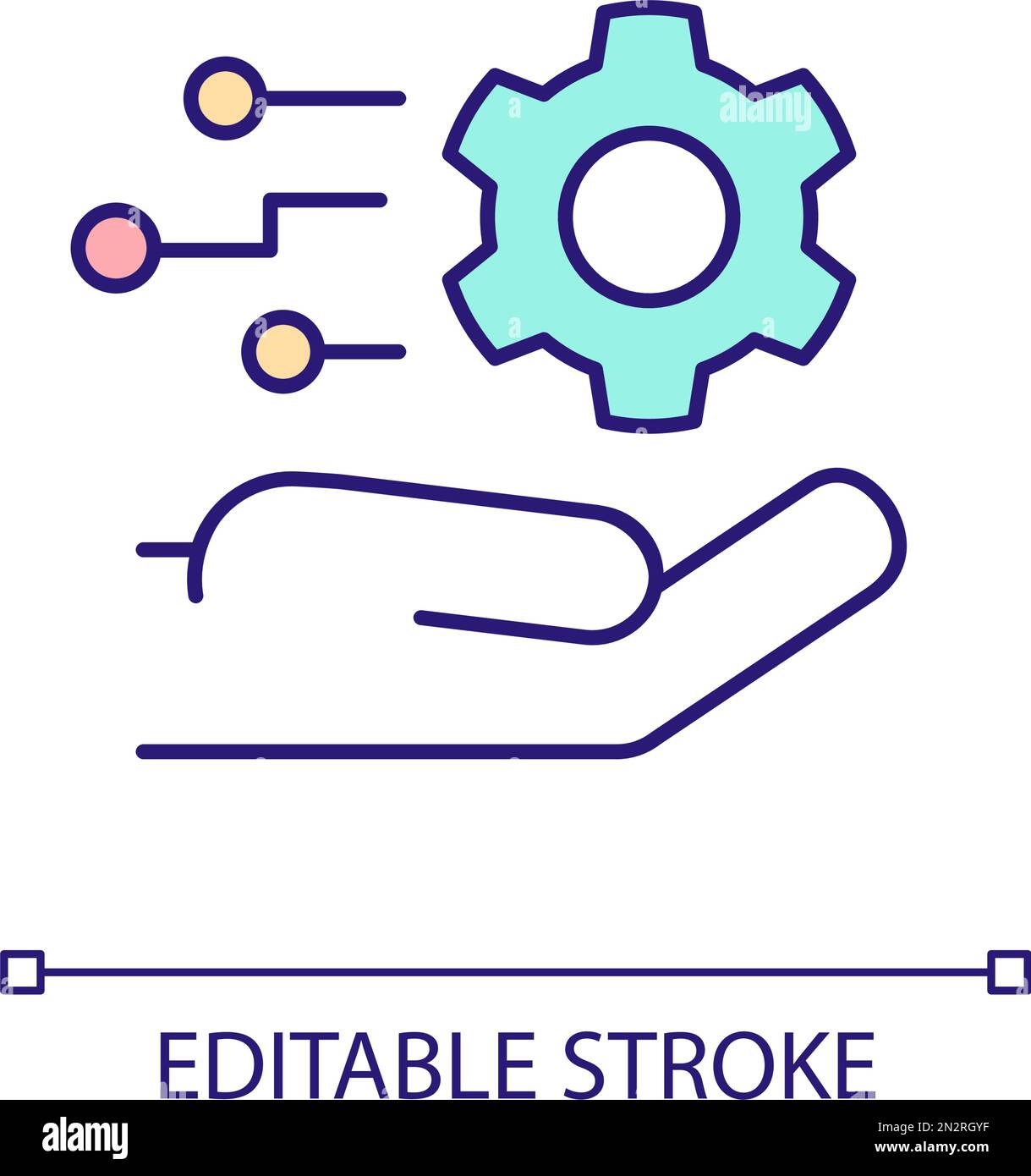 Digital processing RGB color icon Stock Vector Image & Art - Alamy