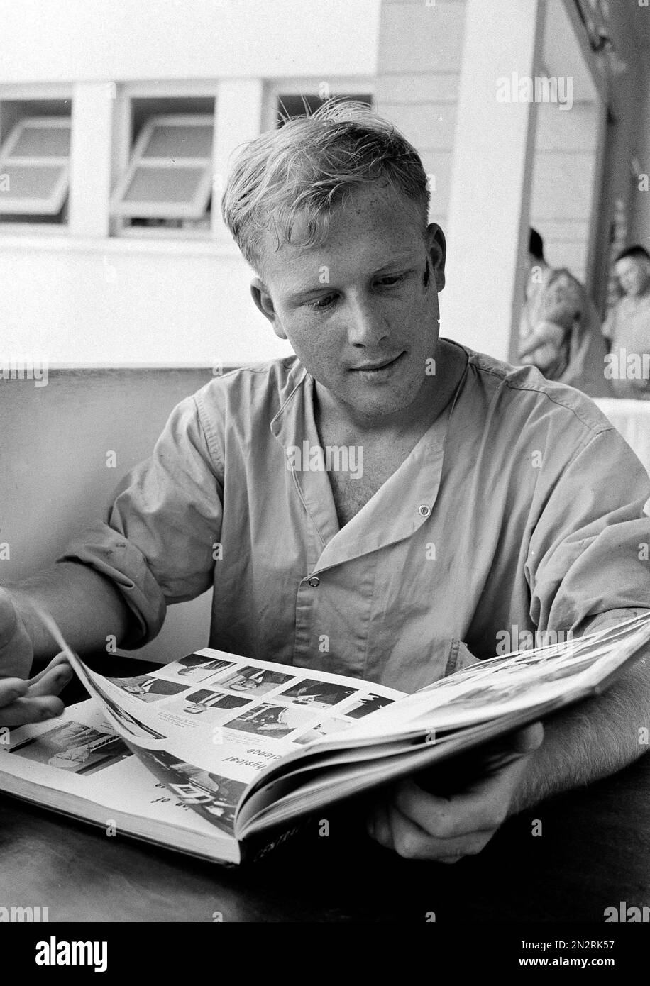 U.S. Army medic PFC. Thomas Cole of Richmond, Va., recovers from wounds ...