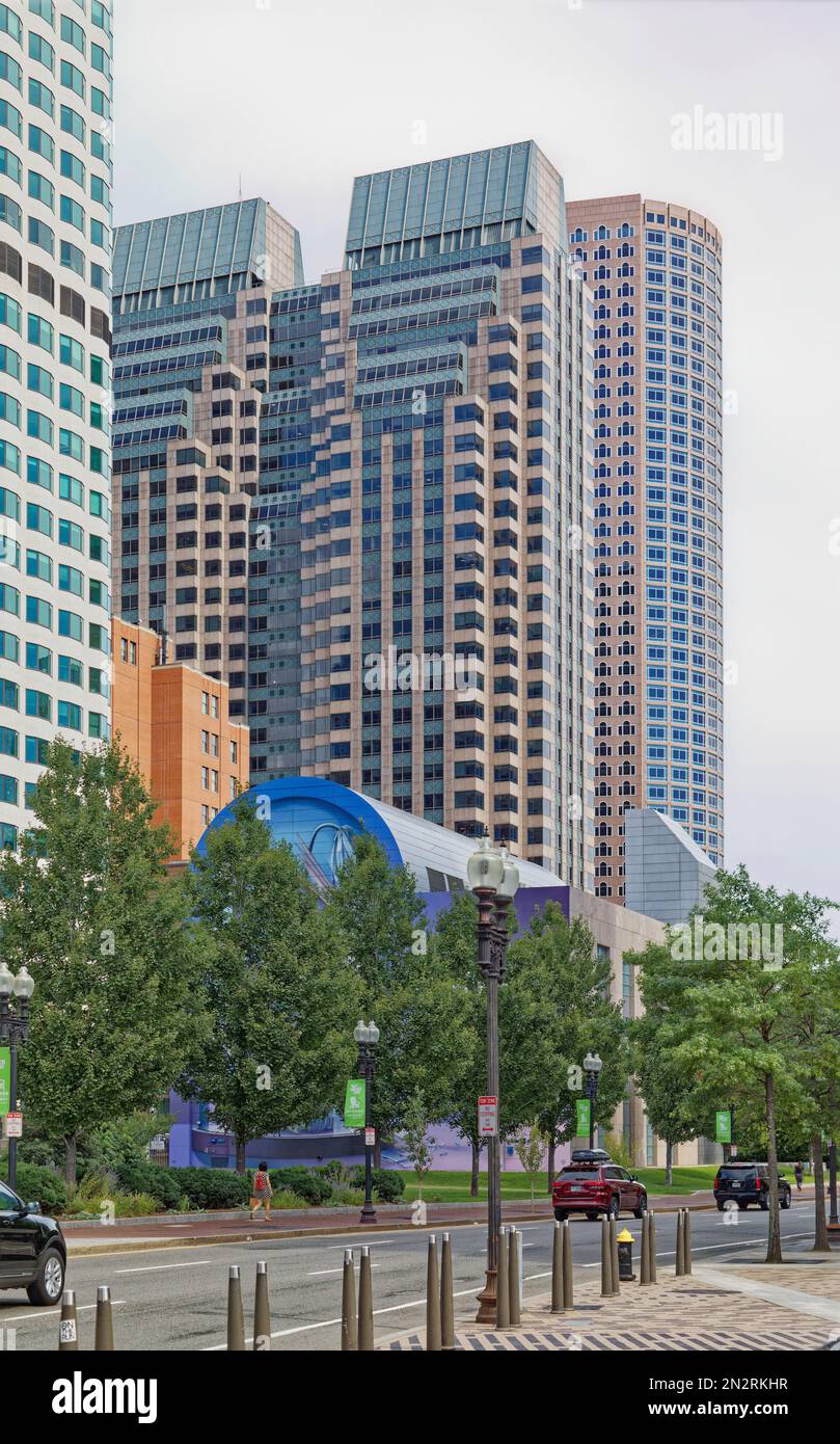 Boston Financial District: Twin-crowned 125 High Street is part of a ...