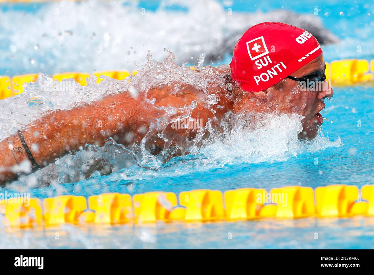 Rome, Italy, 12 August 2022. Noe Ponti of Switzerland competes during ...