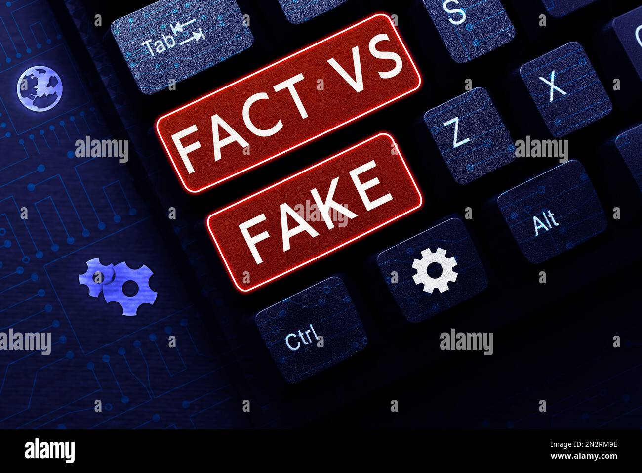 Conceptual display Fact Vs Fake, Business idea Is it true or is false ...