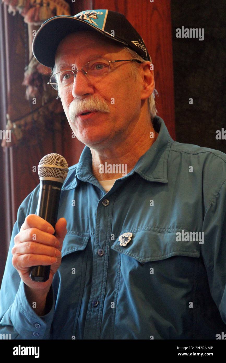 Fairbanks North Star Borough Mayor Luke Hopkins speaks to members of ...