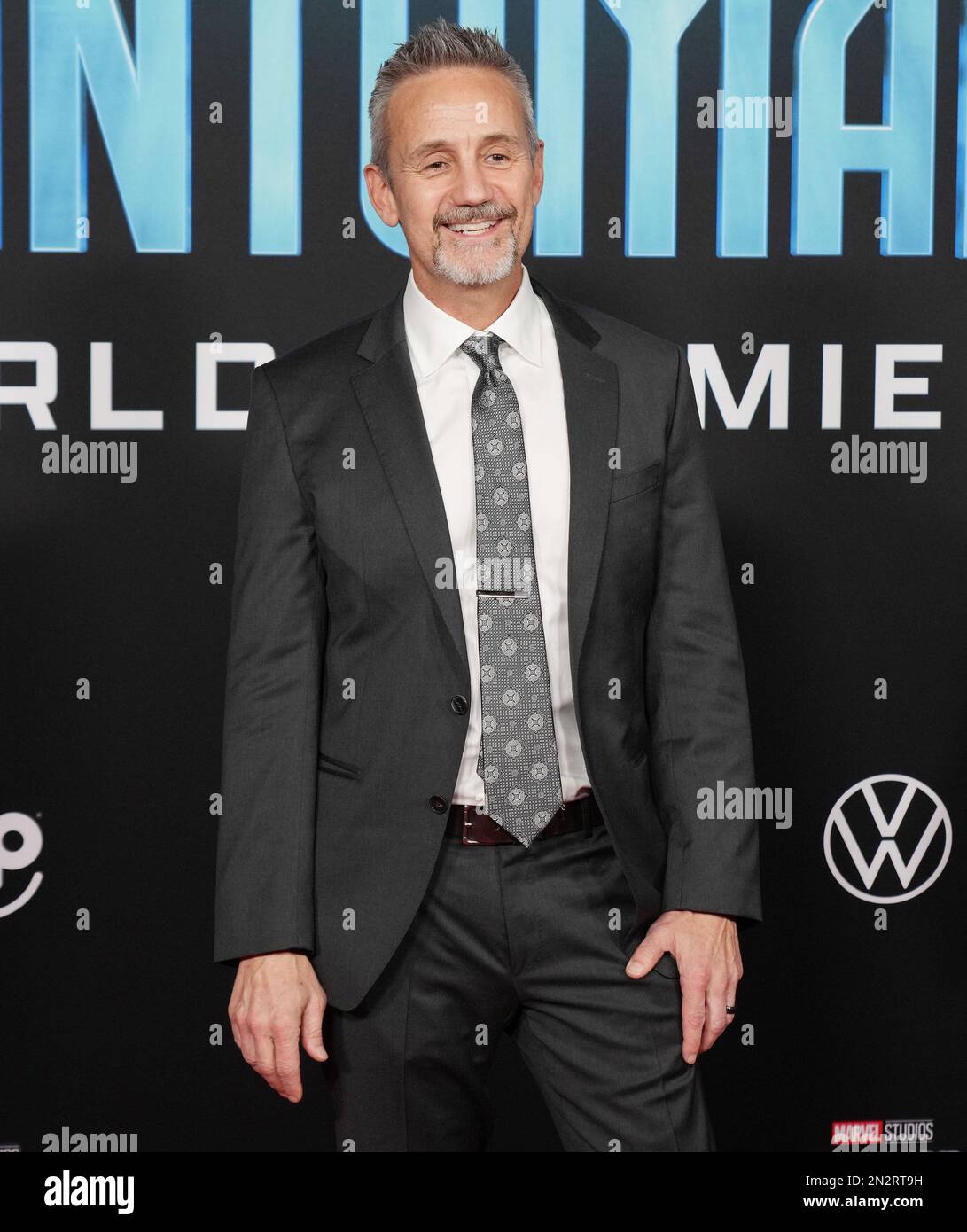 Los Angeles, USA. 06th Feb, 2023. Mitch Bell arrives at the Marvel Studios' ANT-MAN AND THE WASP ...