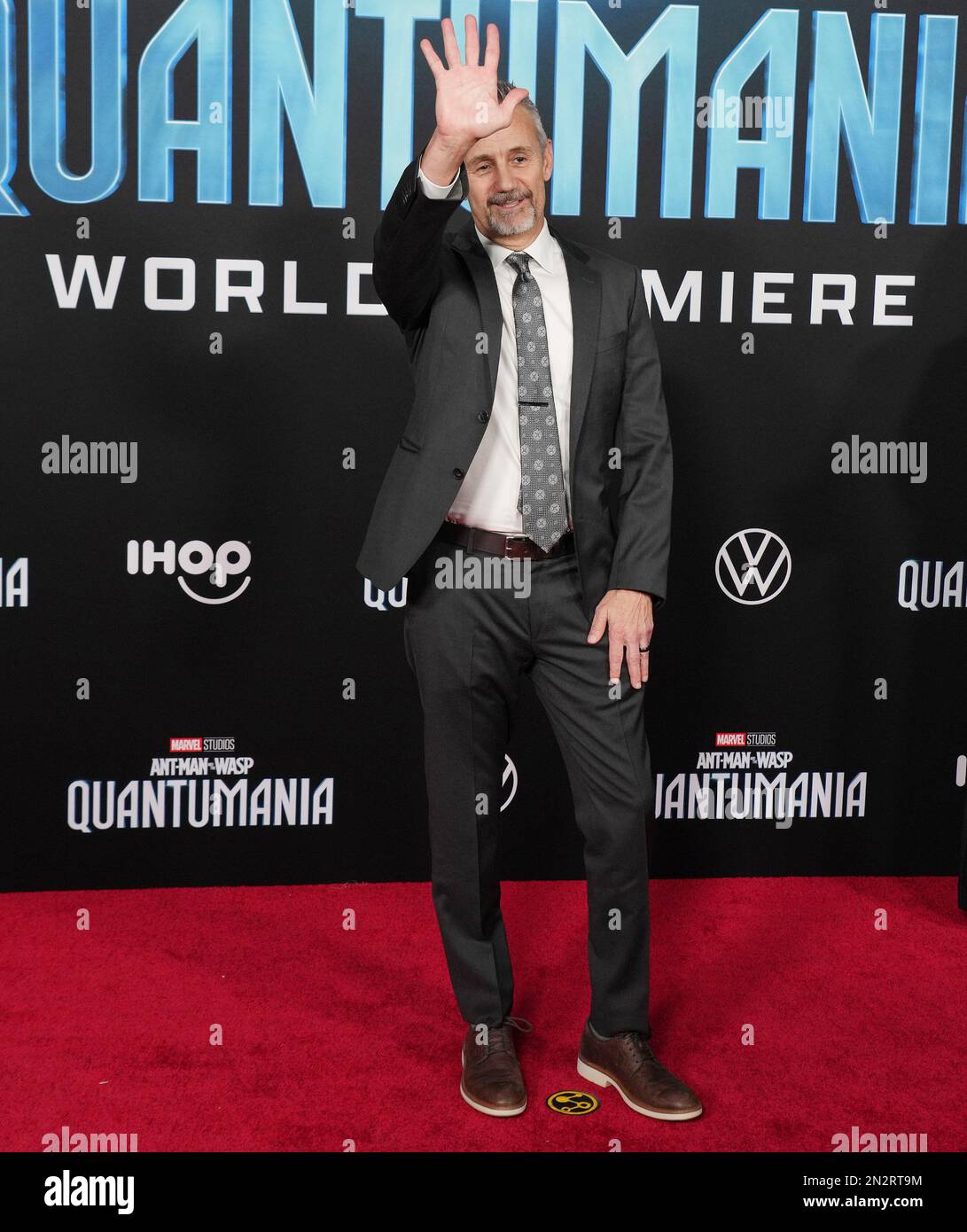 Los Angeles, USA. 06th Feb, 2023. Mitch Bell arrives at the Marvel Studios' ANT-MAN AND THE WASP ...