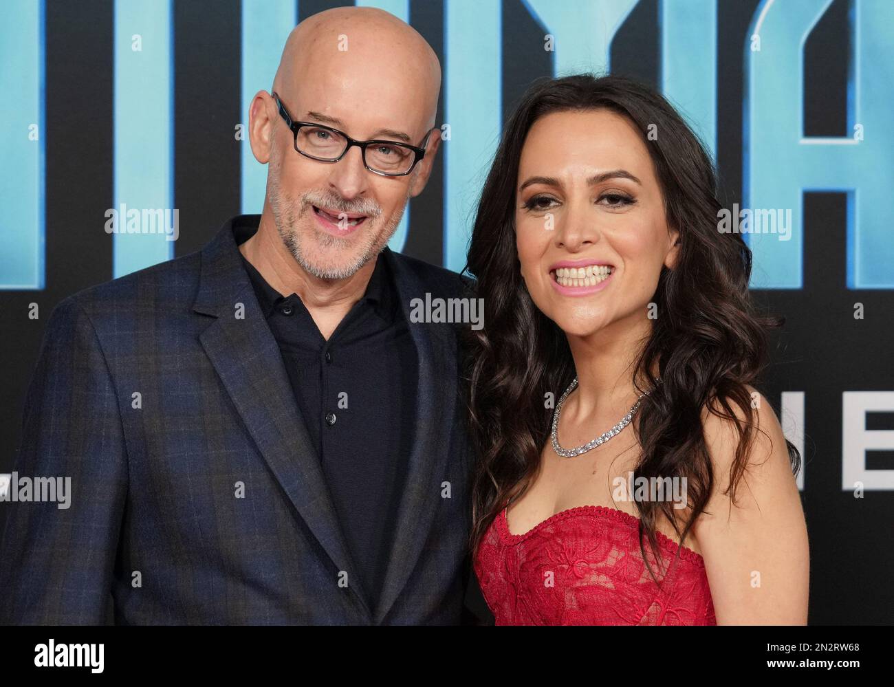 Westwood, CA US, February 6, 2023. (L-R) Peyton Reed and Sheila Reed ...