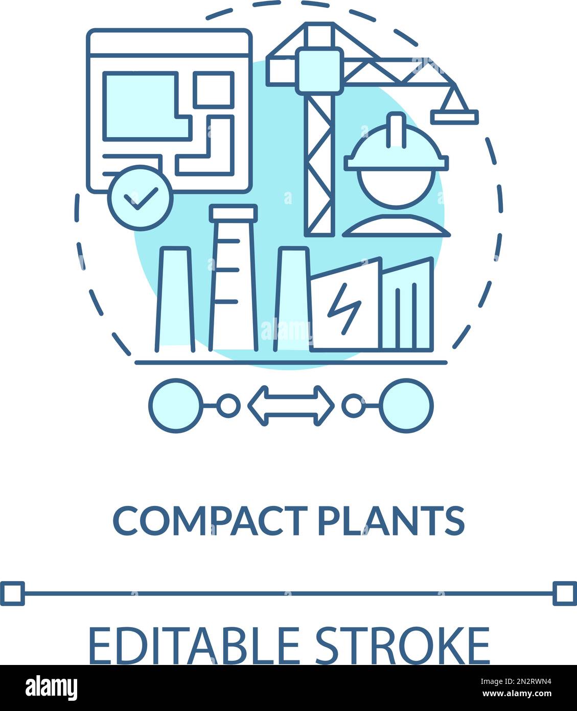 Complex power plants Stock Vector Images - Alamy