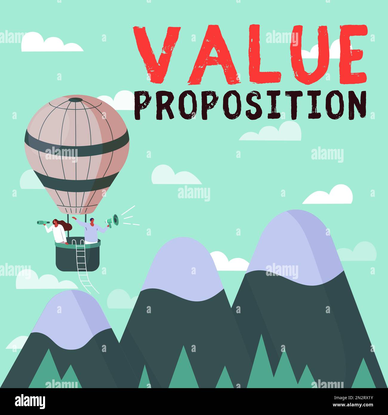 Conceptual caption Value Proposition, Word Written on service make ... Conceptual caption Value Proposition, Word Written on service make ...