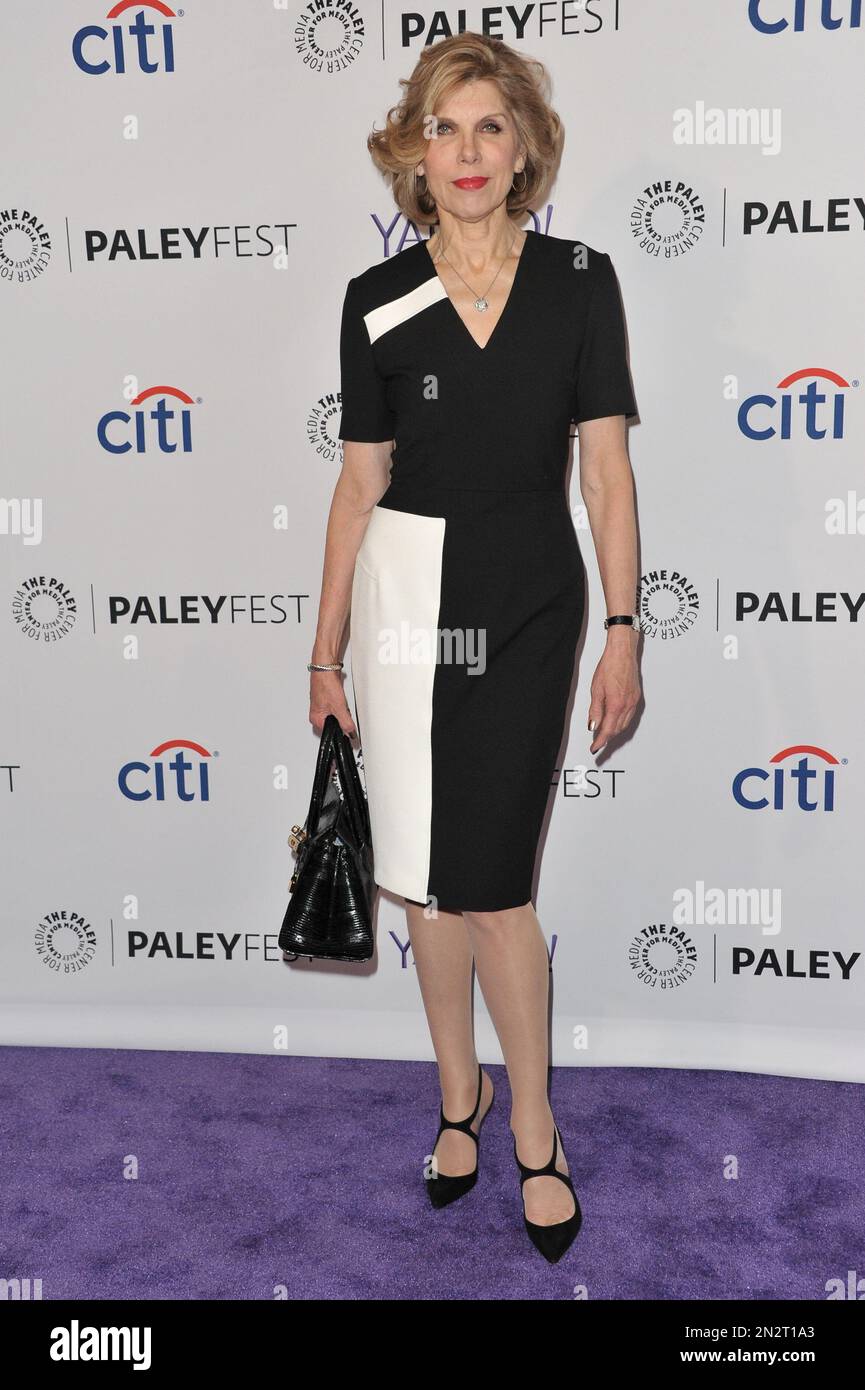 Christine Baranski arrives at the 32nd Annual Paleyfest : "The Good Wife" held at the The Dolby ...