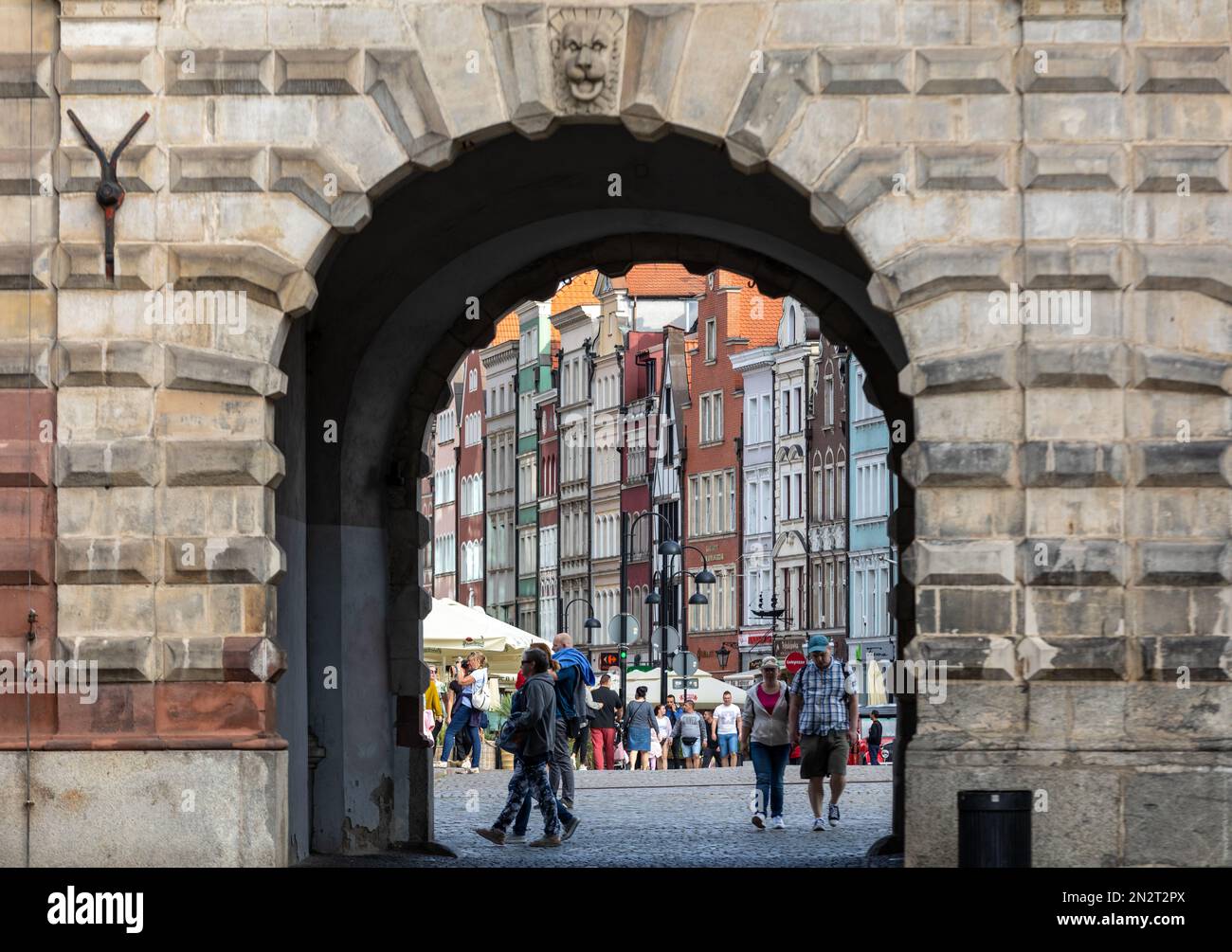 Gdansk, Poland - Sept 9, 2020: The Green Gate in Gdańsk, Poland, It is ...