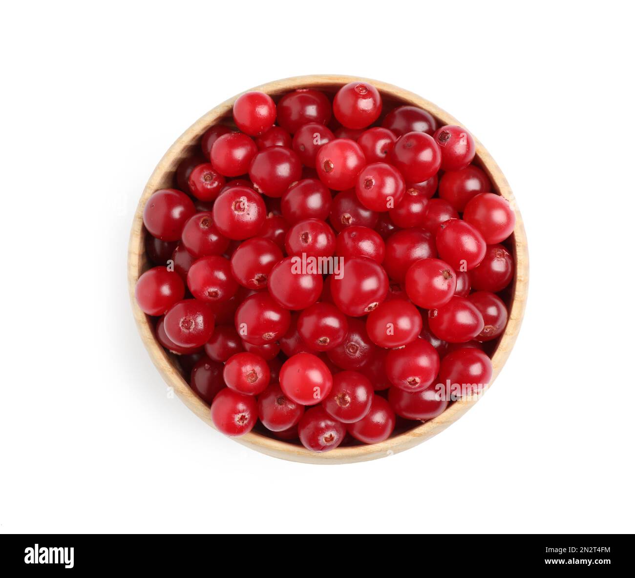 Bowl fresh cranberries isolated Cut Out Stock Images & Pictures - Alamy