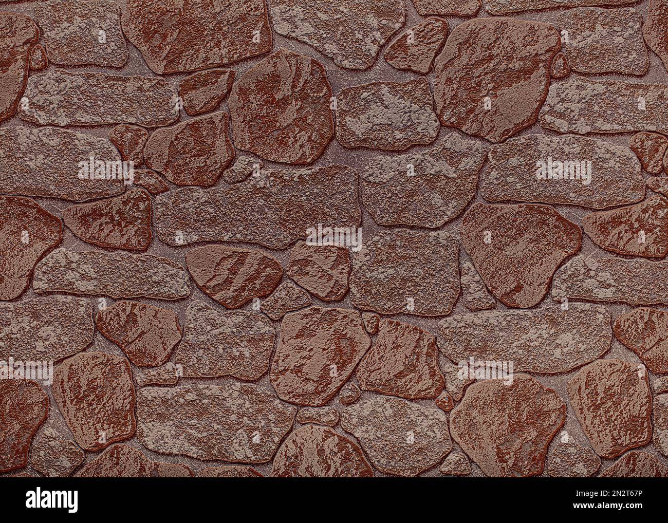 Dark brown paper with stone wall texture. Wallpaper paper boulders ...