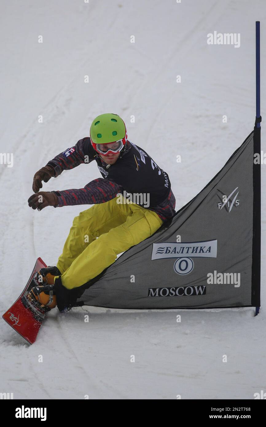 Michael Trapp, of the United States, competes at the men's parallel ...