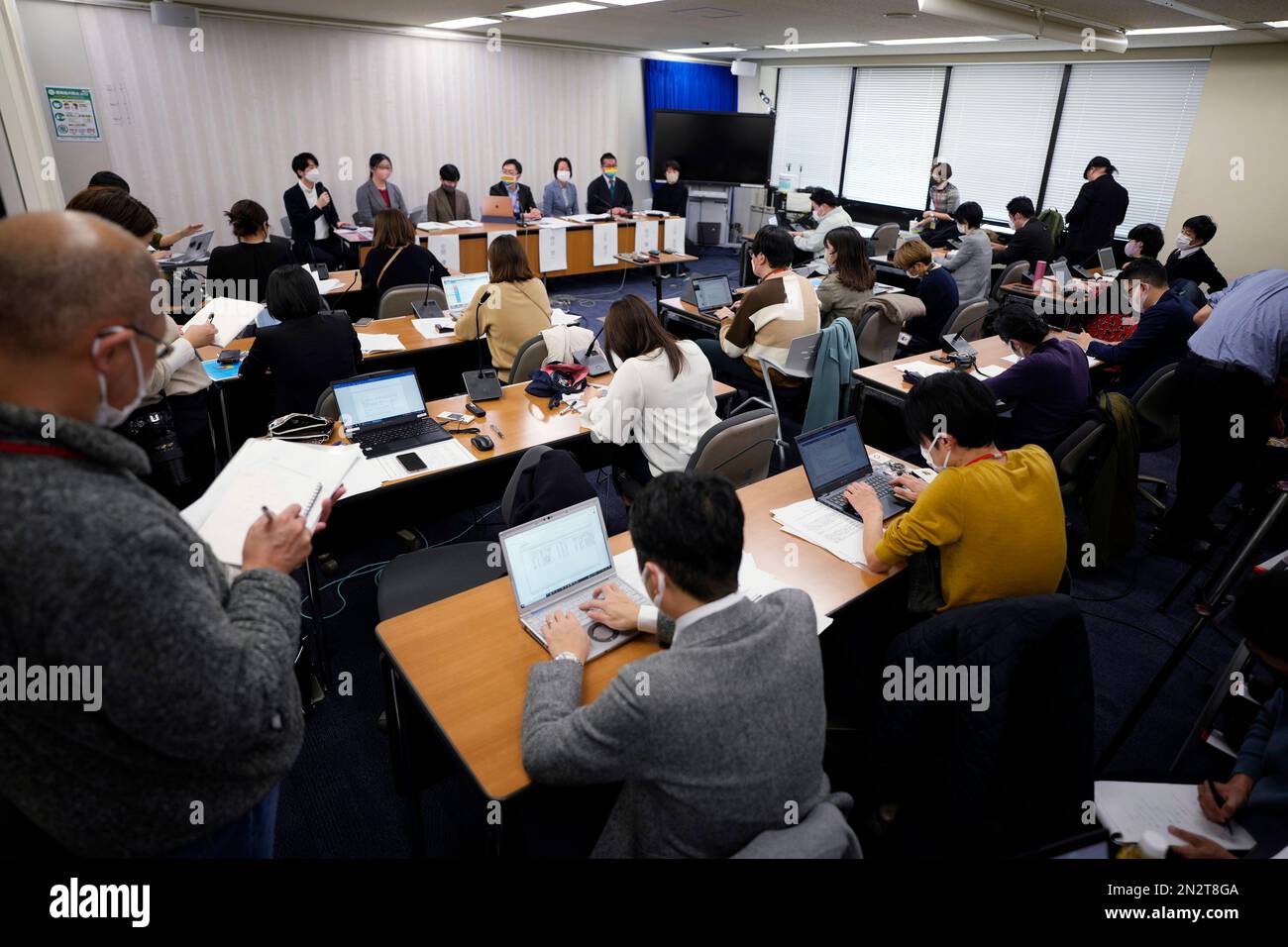 From left; Soshi Matsuoka, organizer of organizer of "Demand for Laws ...