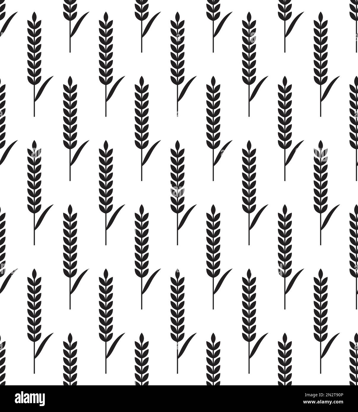 Spikelets wheat background cereal Stock Vector Images - Alamy
