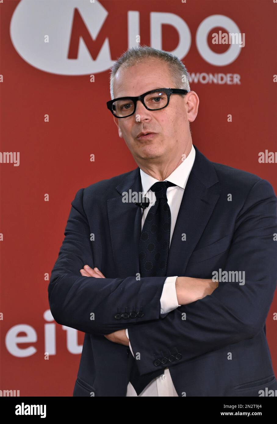 Milan, . 07th Feb, 2023. Milan, Italy MIDO 2023 Fiera Milano Rho the ...