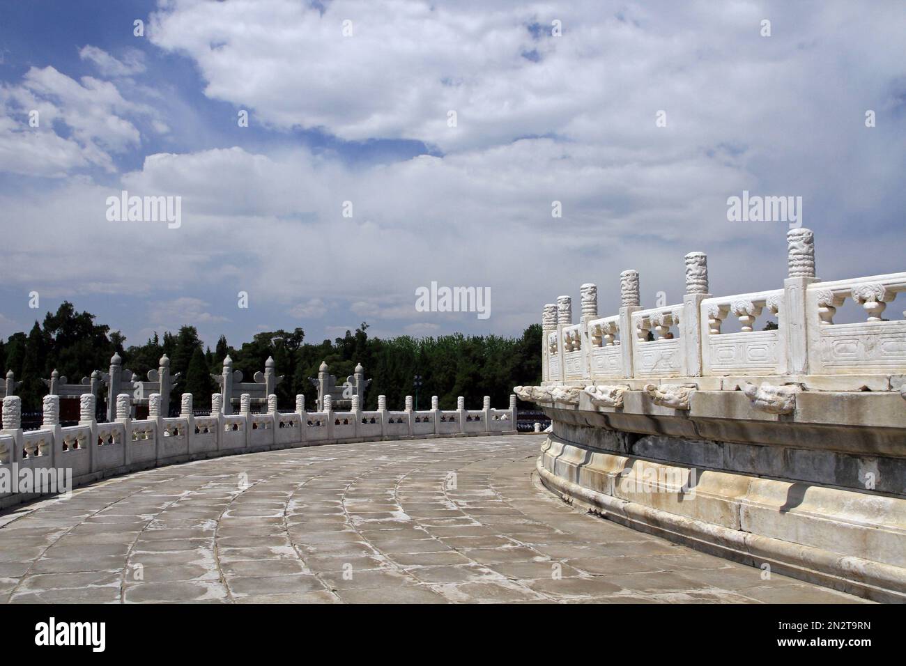 Circular Mound Altar, Temple of Heaven, Beijing, China Stock Photo - Alamy