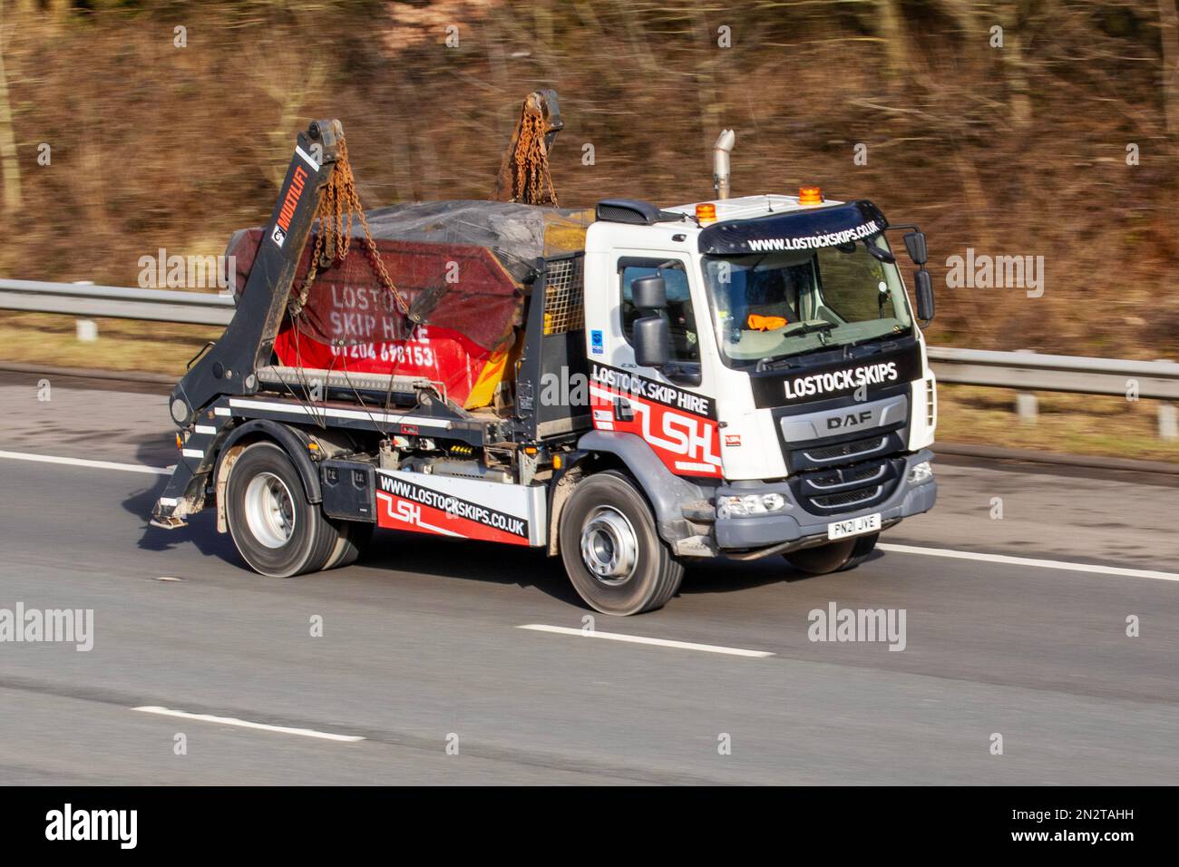 LOSTOCK SKIP HIRE. LOSTOCK SKIPS DAF LF 250 FDA 18T 6700cc Diesel truck ...
