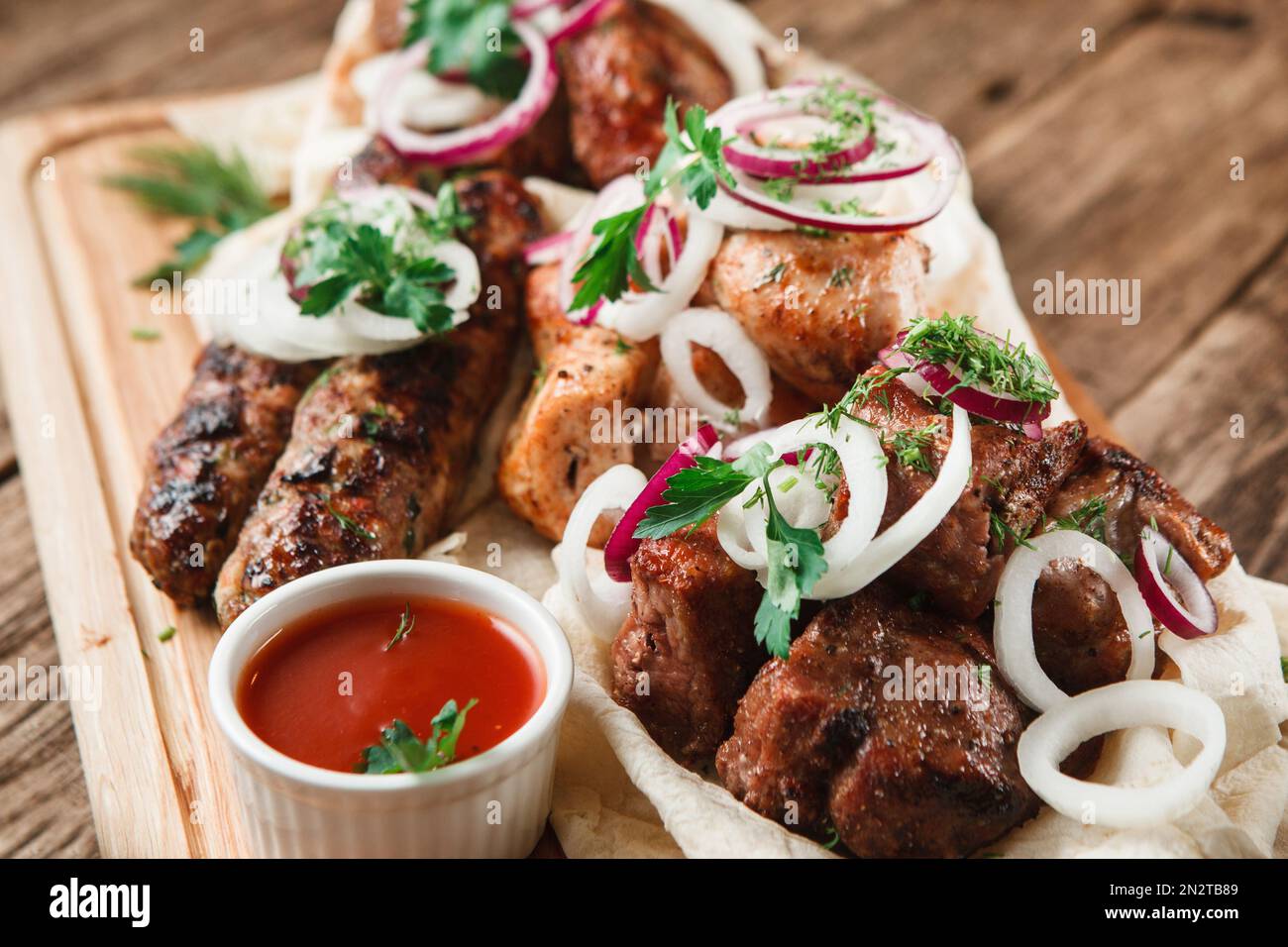 Junk food assorted meat hi-res stock photography and images - Alamy