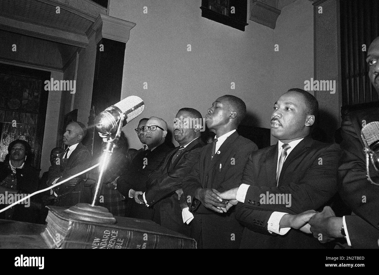 FILE - In this March 9, 1965 file photo, Dr. Martin Luther King, Jr ...