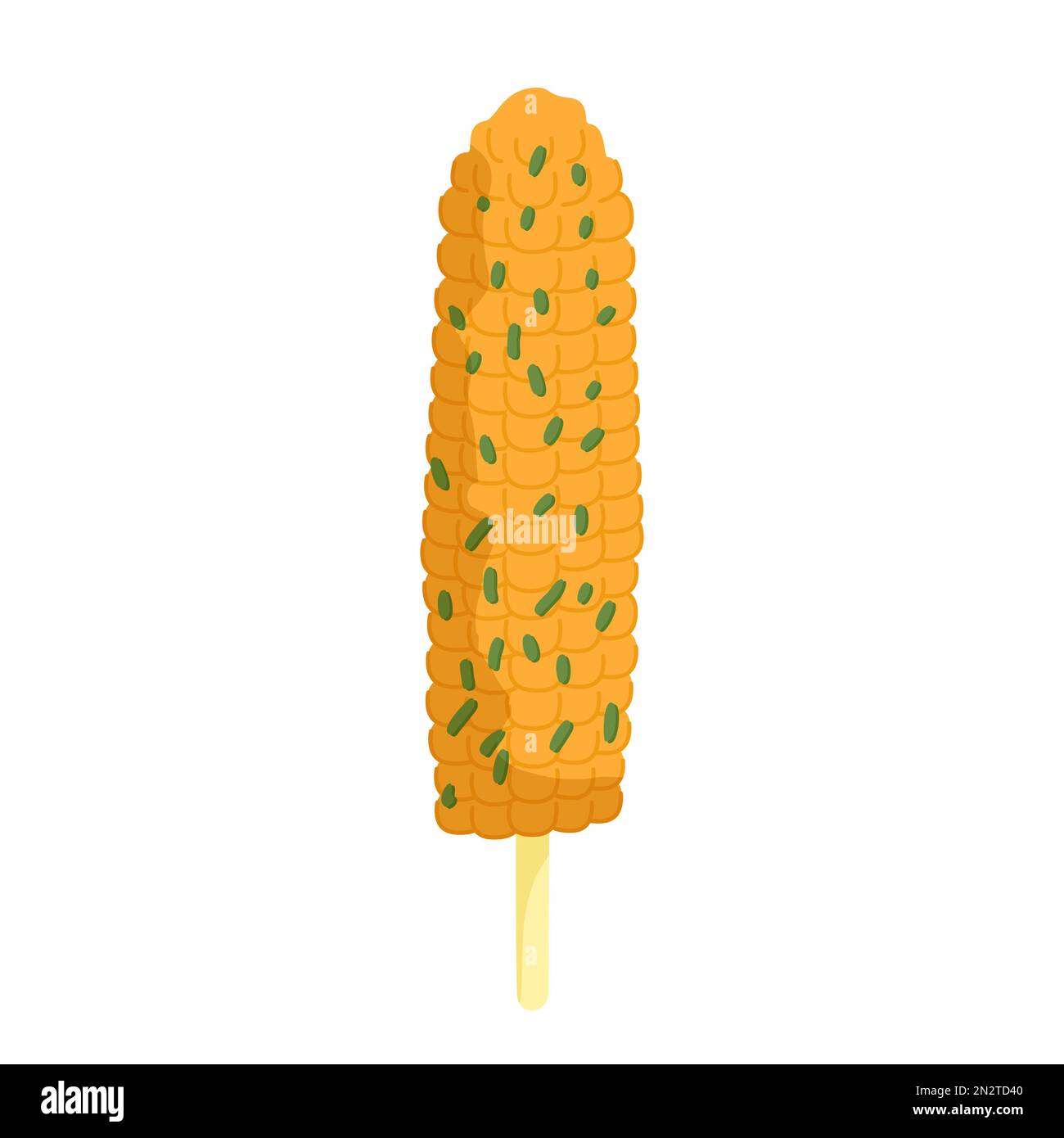 Corn stick Stock Vector Images - Alamy