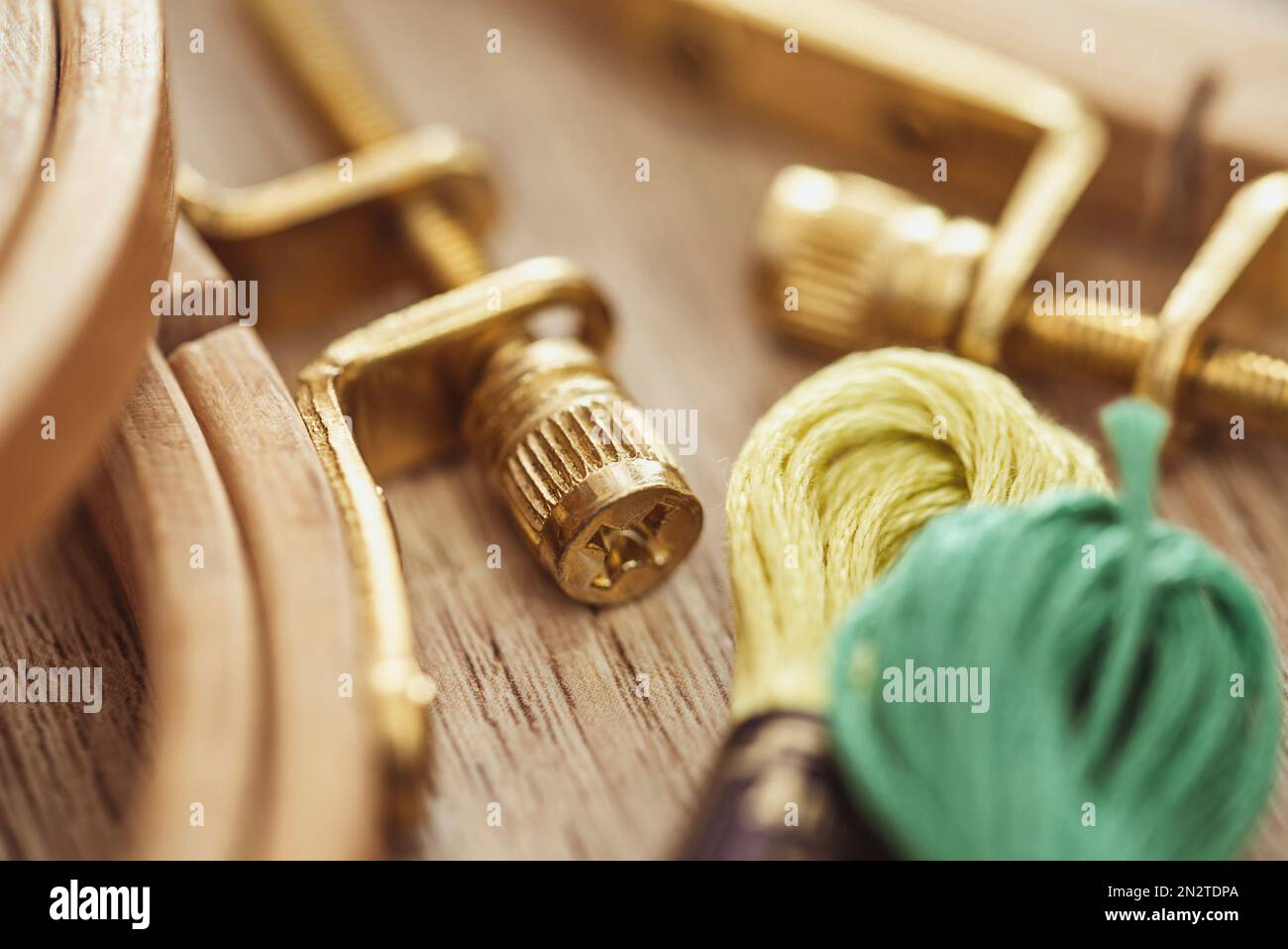 Embroidery wooden hoop hi-res stock photography and images - Alamy