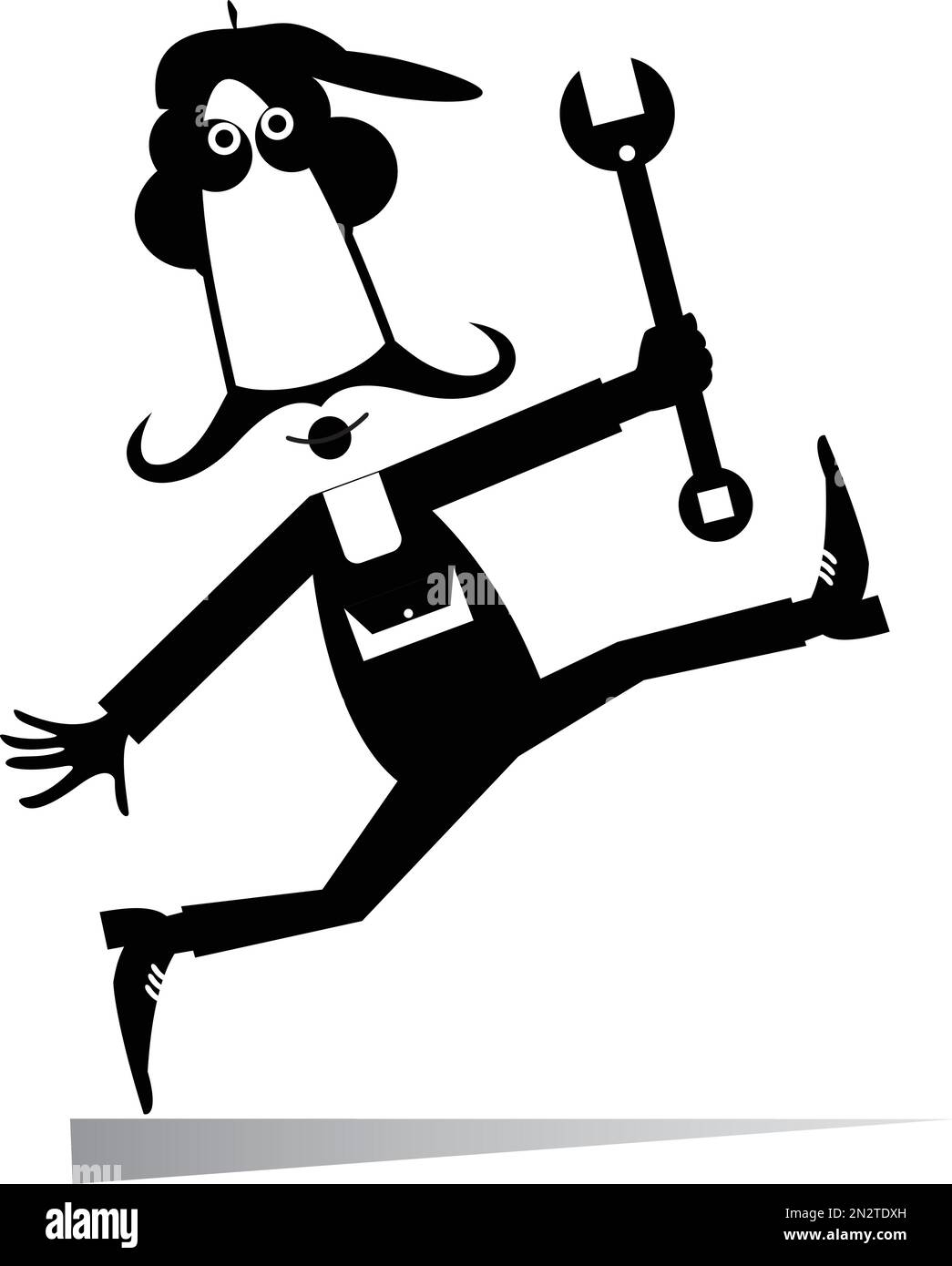 Mechanic repairman Black and White Stock Photos & Images - Alamy