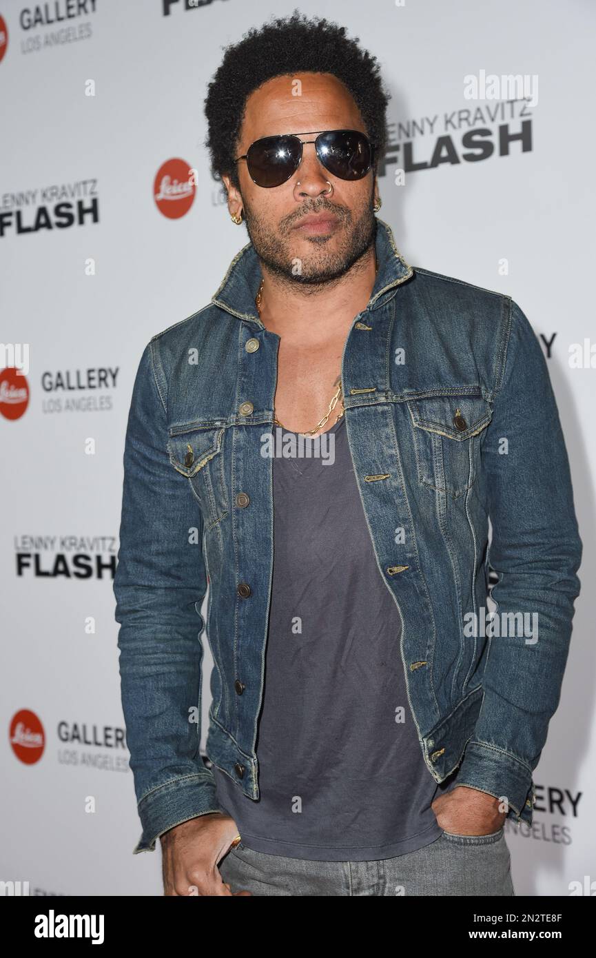 Lenny Kravitz attends "Flash by Lenny Kravitz" Photo Exhibition at ...