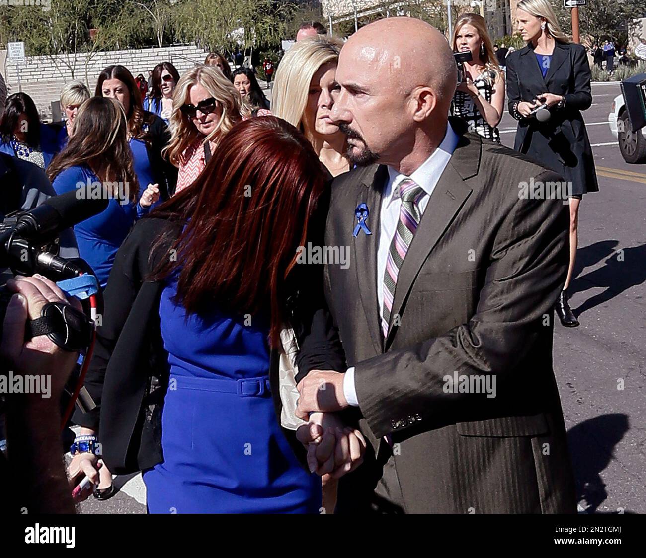 Tanisha Sorenson, sister of murder victim Travis Alexander, leaves the ...