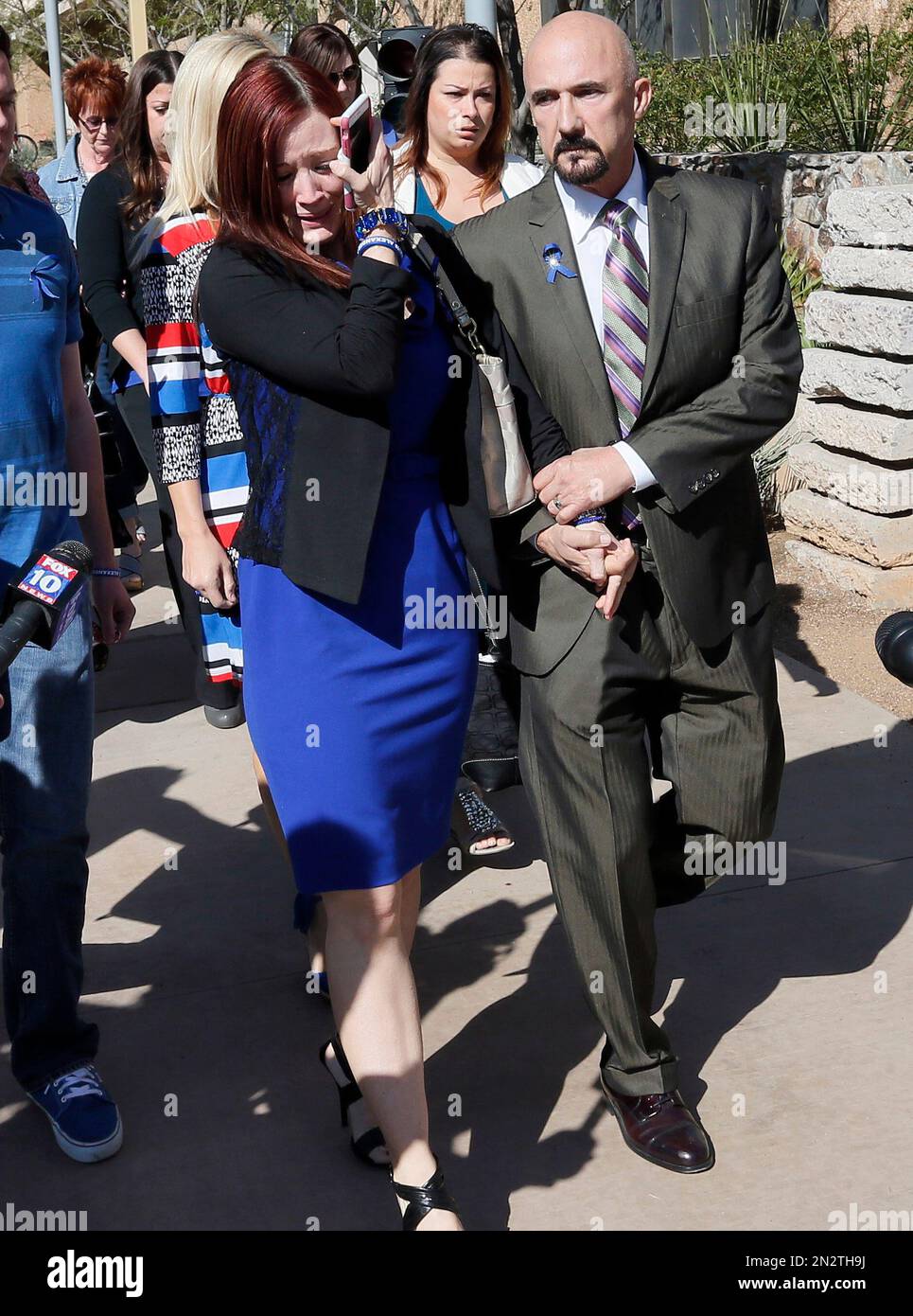 Tanisha Sorenson, sister of murder victim Travis Alexander, cries as ...