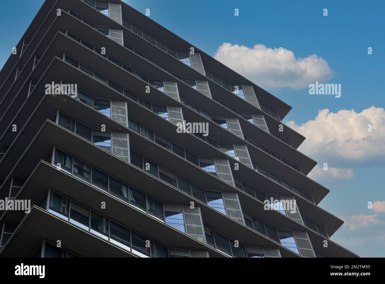 Close-up of modern buildings in a city Stock Photo - Alamy
