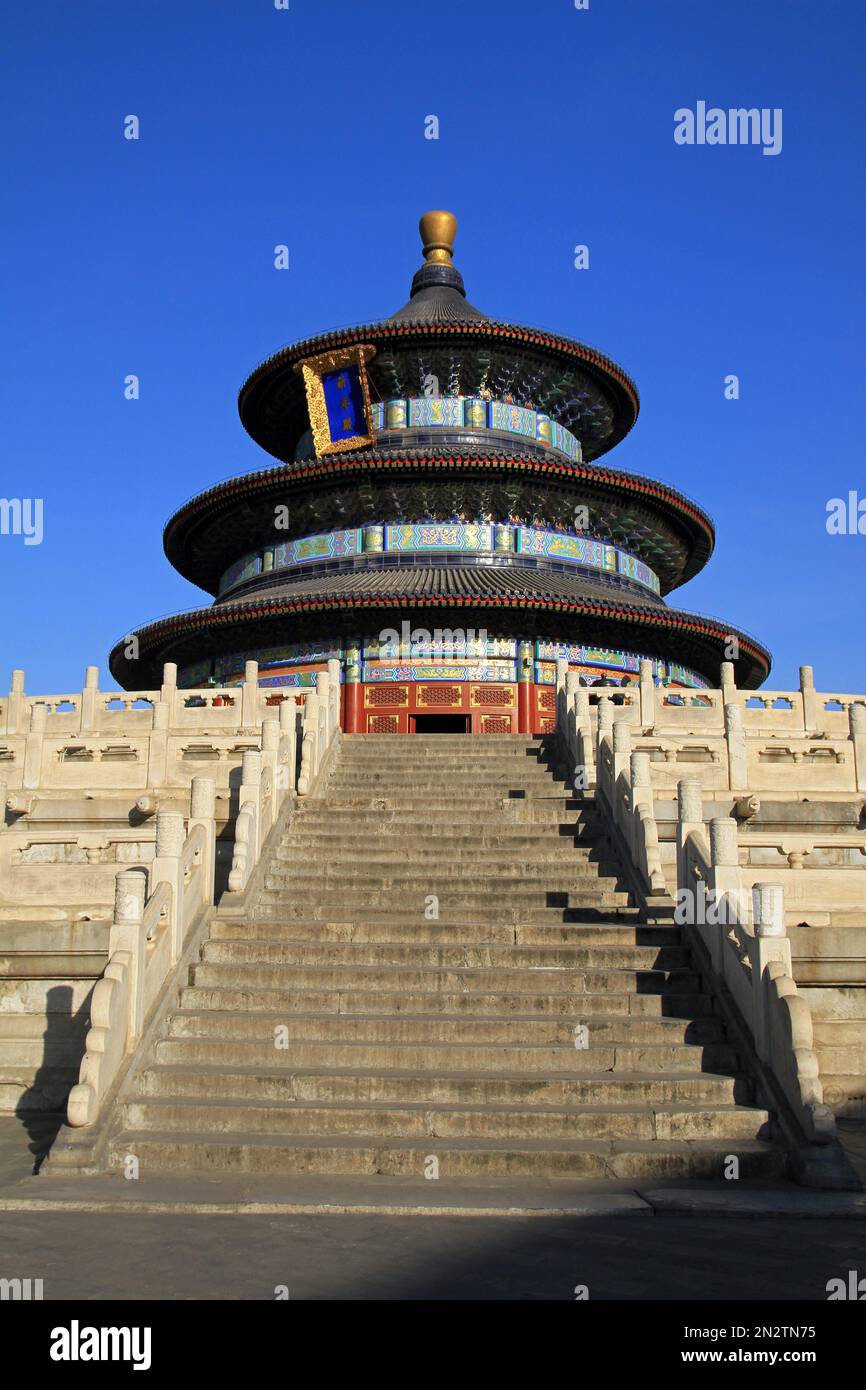 Hall of Prayer for Good Harvests, the largest building in the Temple of ...