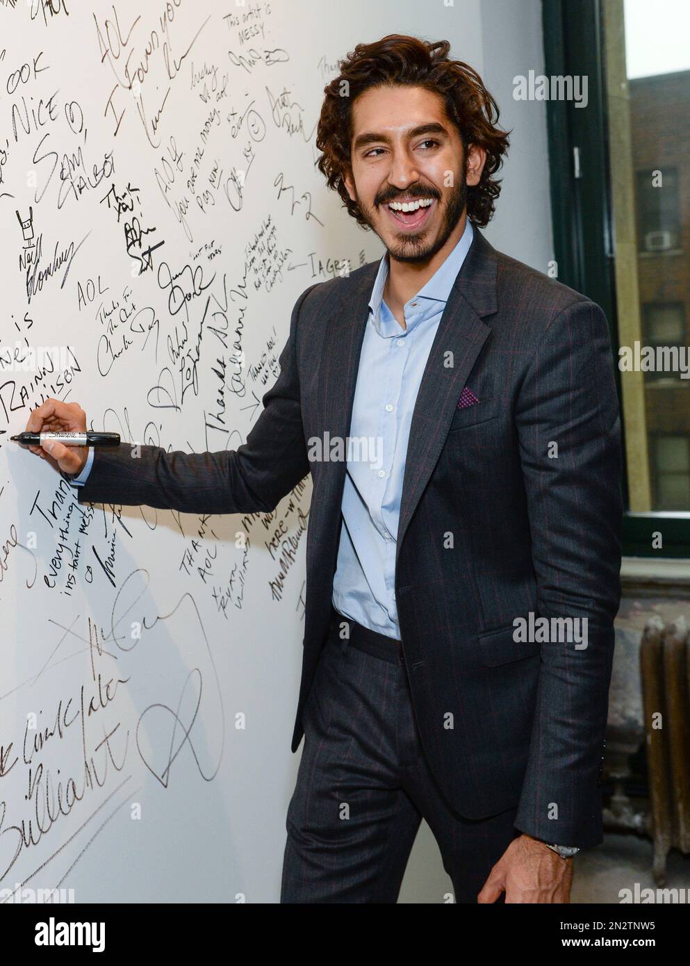Actor Dev Patel participates in AOL's BUILD Speaker Series to discuss ...