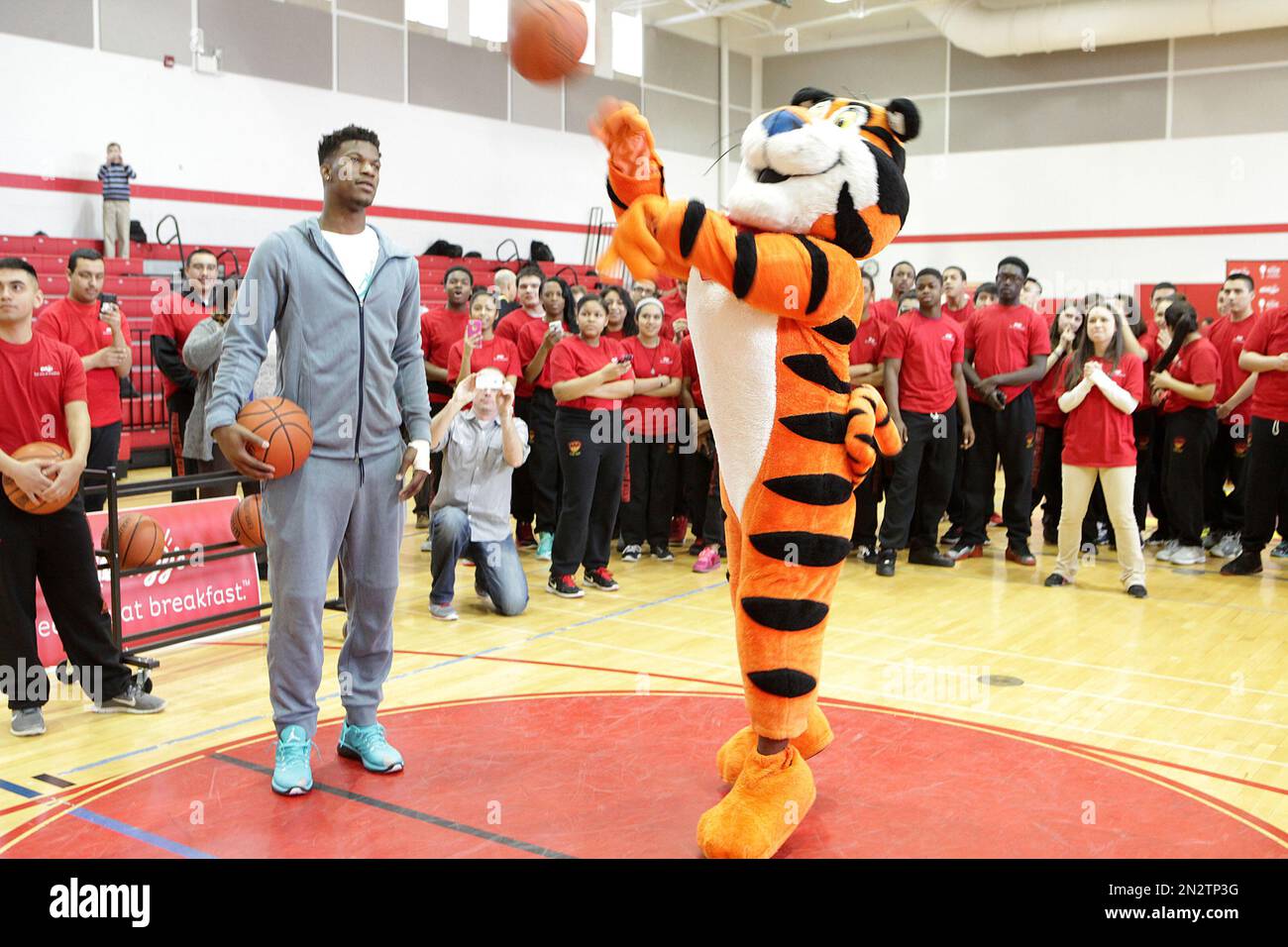 IMAGE DISTRIBUTED FOR KELLOGG COMPANY - Chicago Bulls All-Star Jimmy ...