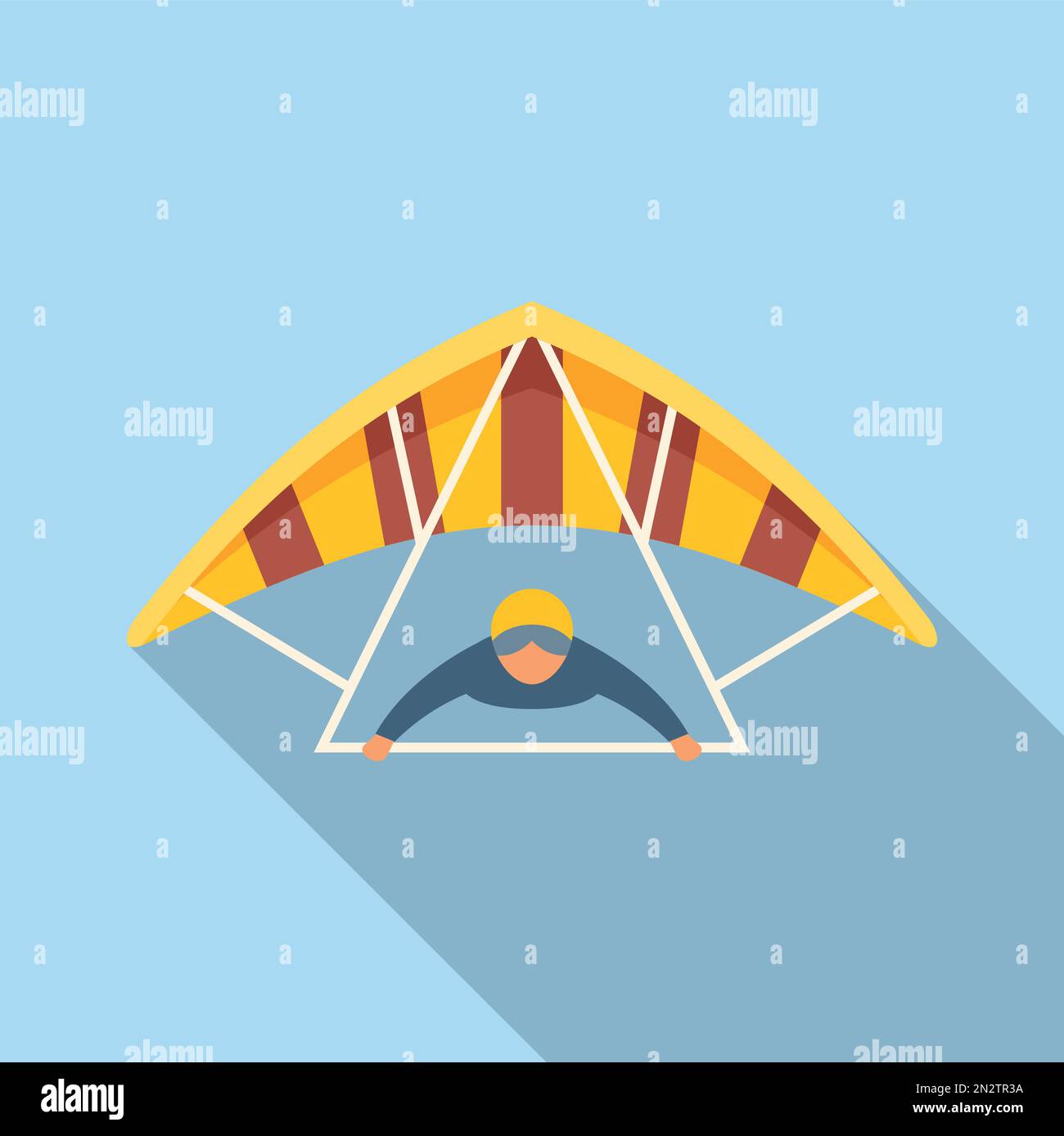 Delta wing glider Stock Vector Images - Alamy