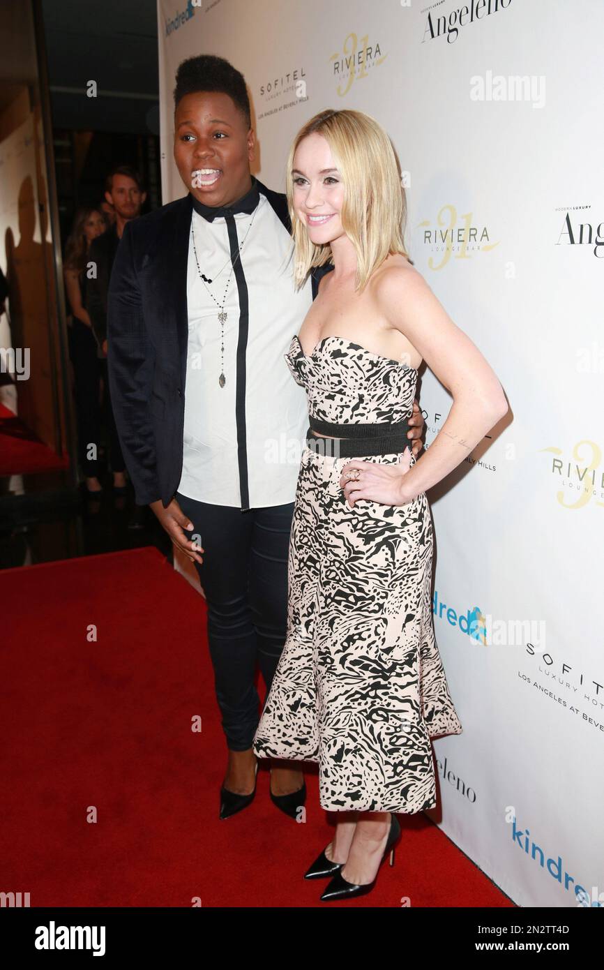 Alex Newell and Becca Tobin attend the Kindred Foundation's "Family Has ...