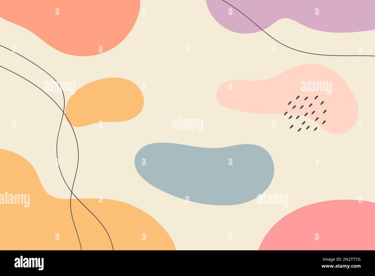 Abstract background. Hand drawing various shapes and doodle objects ...