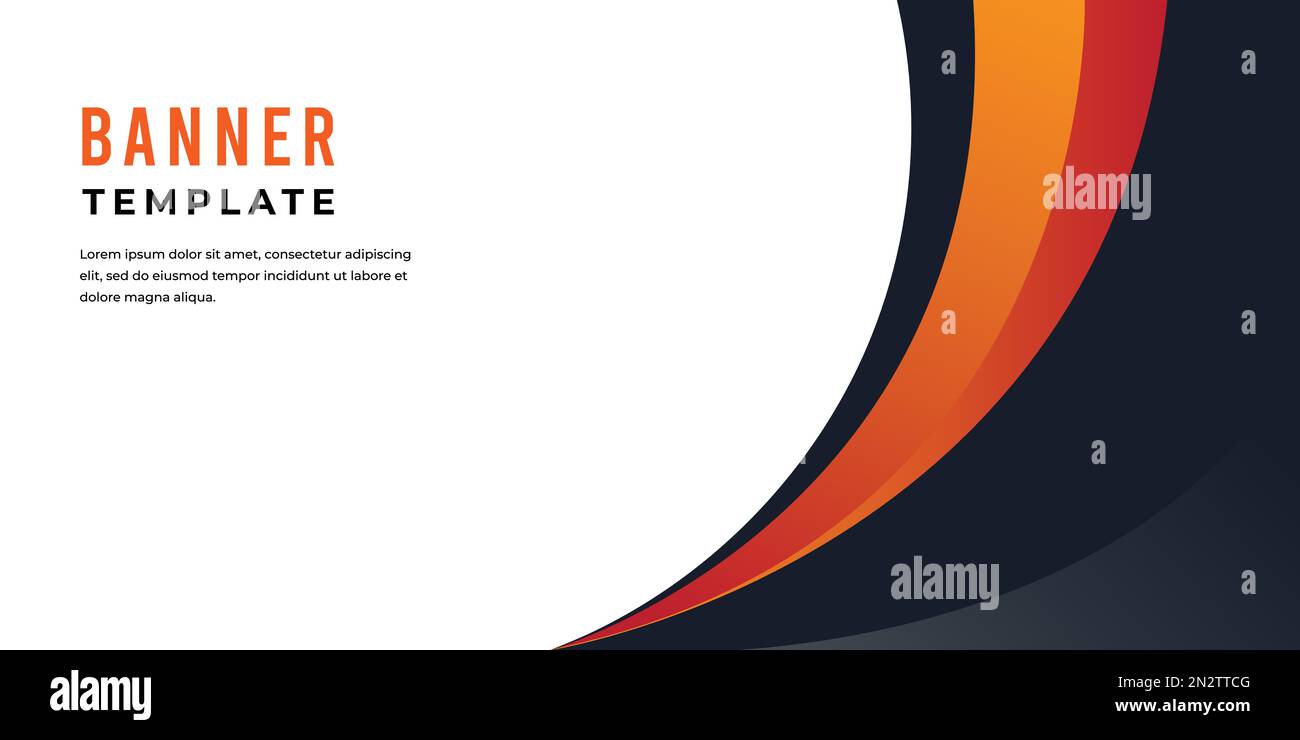 Abstract design web banner for business. Eps10 vector Stock Vector ...