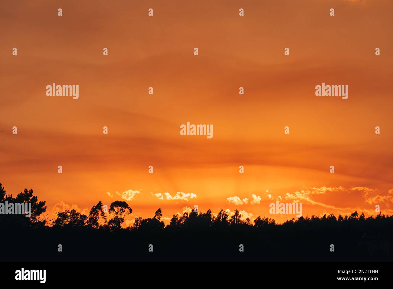 Strong red sunset hi-res stock photography and images - Alamy