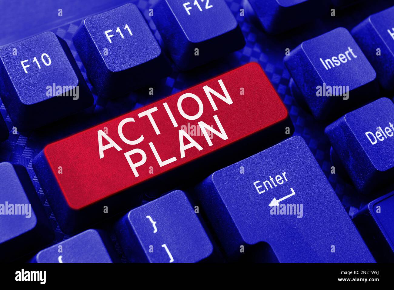 Sign displaying Action Plan, Business approach list of things or schedule to be made thia ...